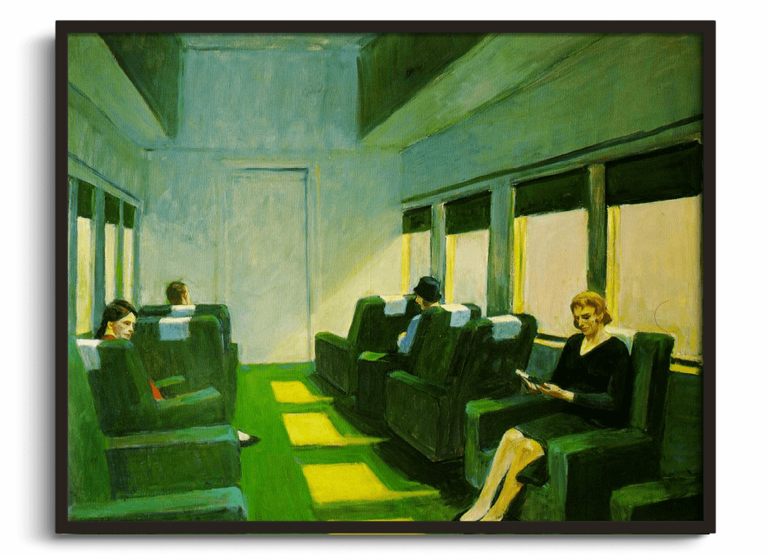 Reproduction de Chair Car de Edward Hopper – Galerie Mont-Blanc