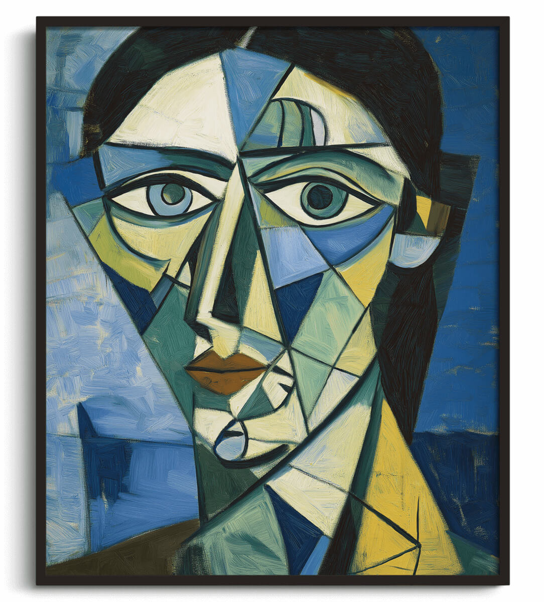 Reproduktion von Die Mona Lisa x Picasso – Galerie Mont-Blanc