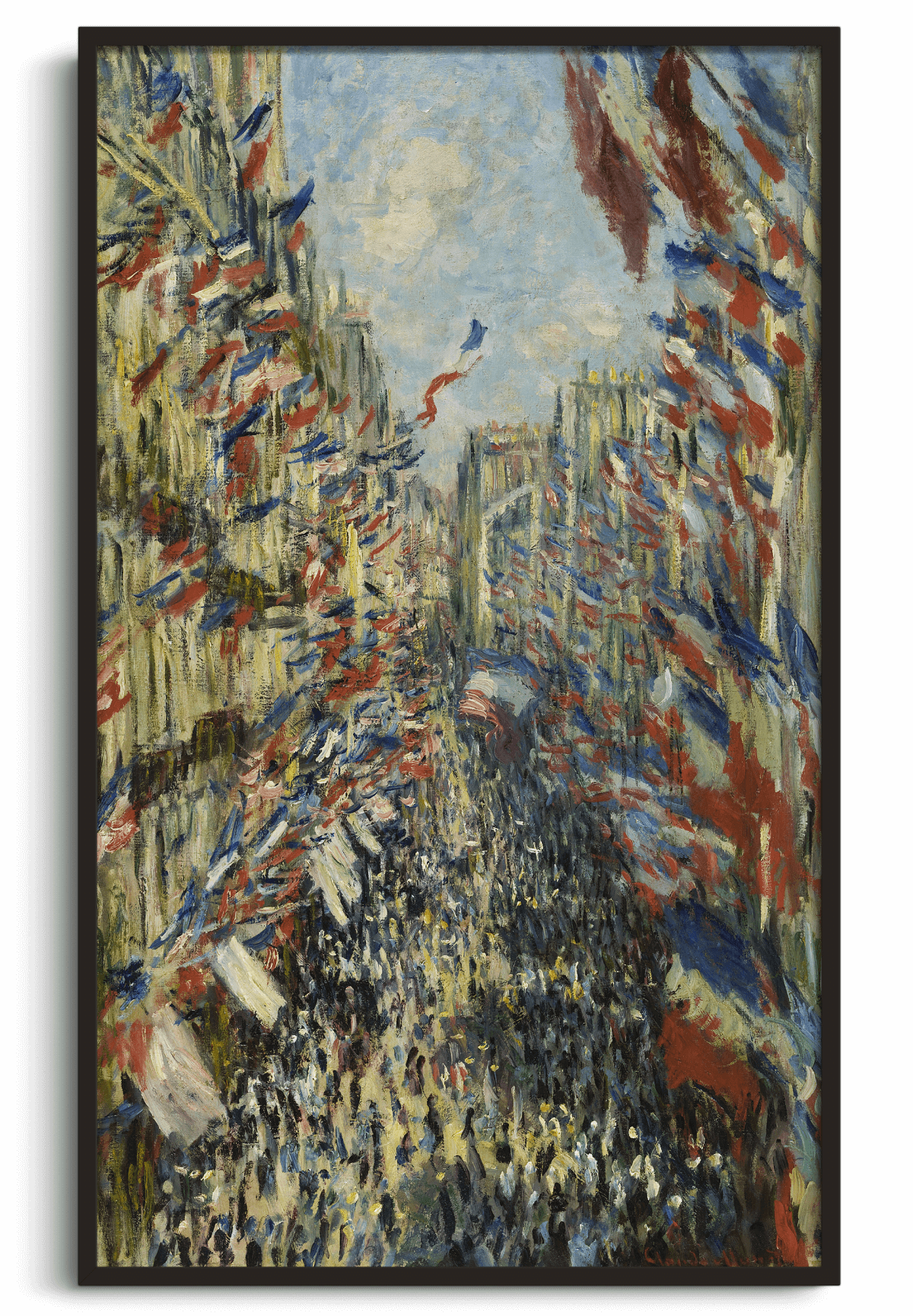 Reproduction de La Rue Montorgueil à Paris de Claude Monet – Galerie ...