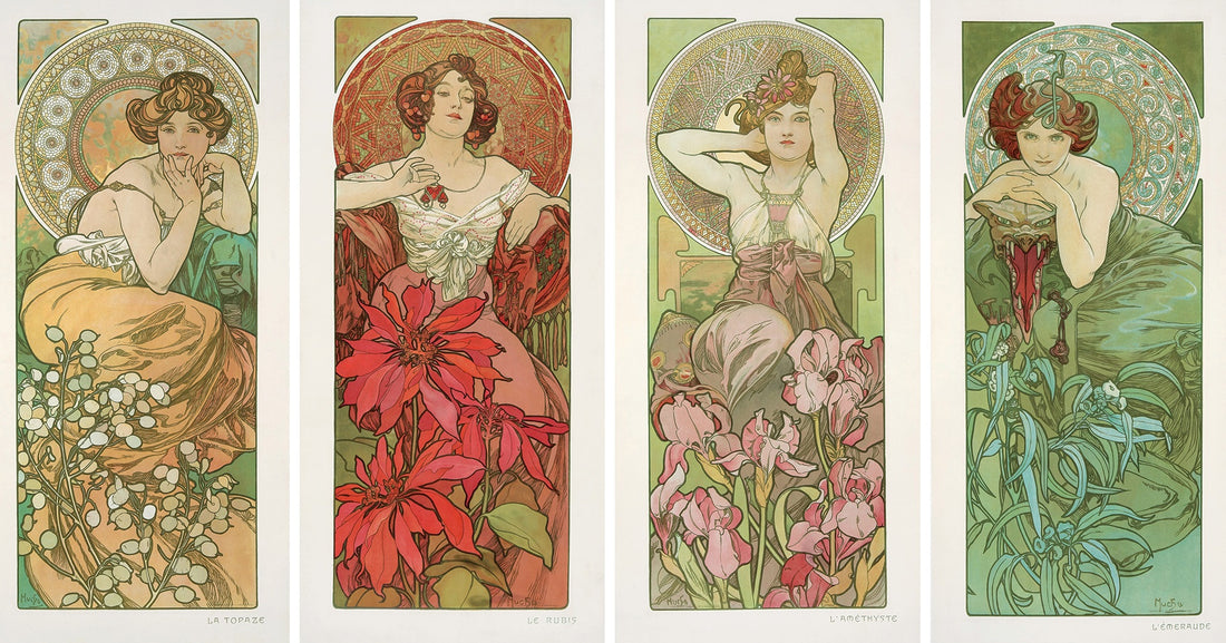 Les joyaux de l'Art Nouveau: Les pierres précieuses d'Alfons Mucha ...