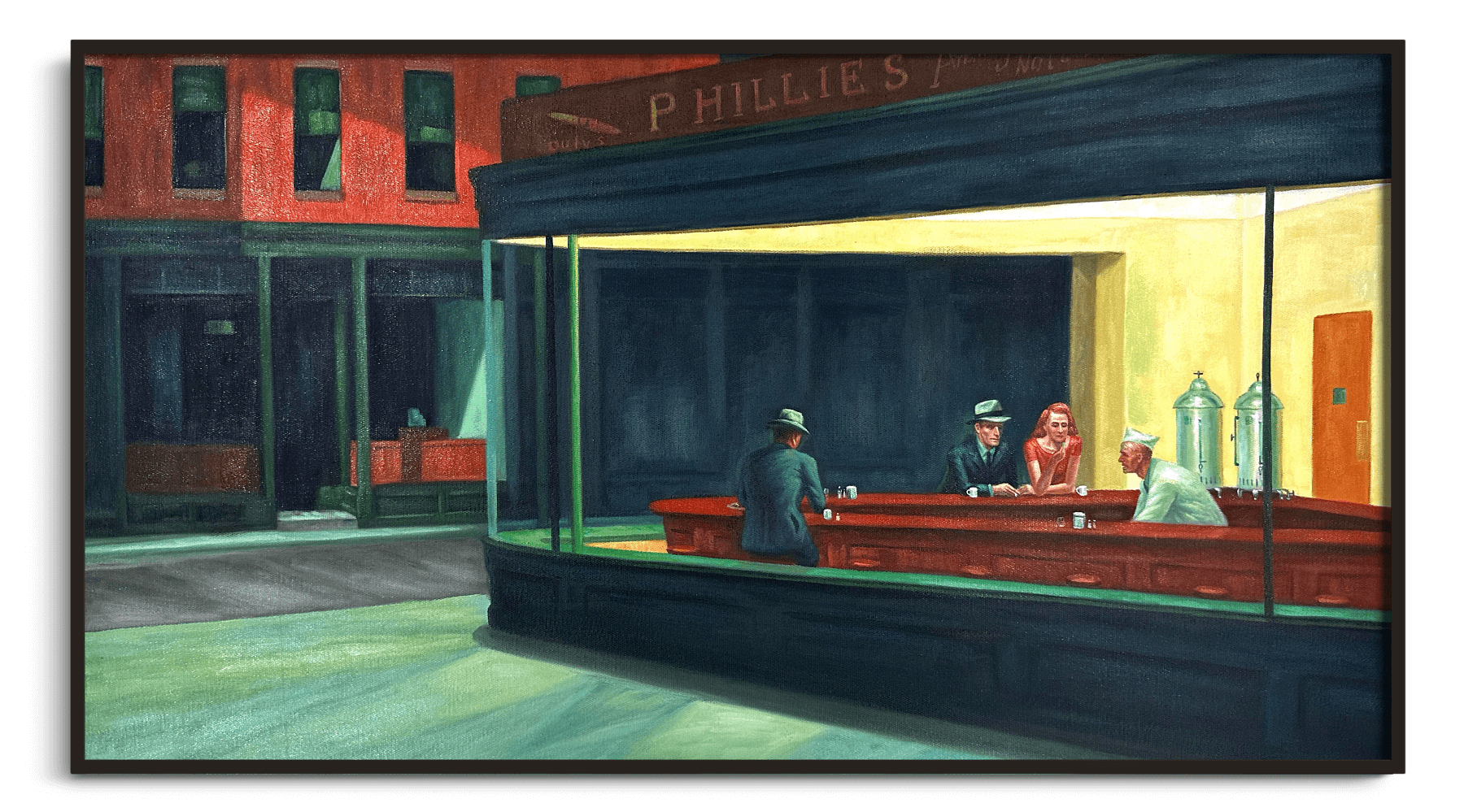 Edward Hopper Nighthawks Original Edward Hoppers Nighthawks, 1942 By
