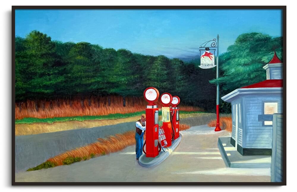 Edward Hopper Gas Picsou : Gas (based On A Painting By Edward Hopper)
