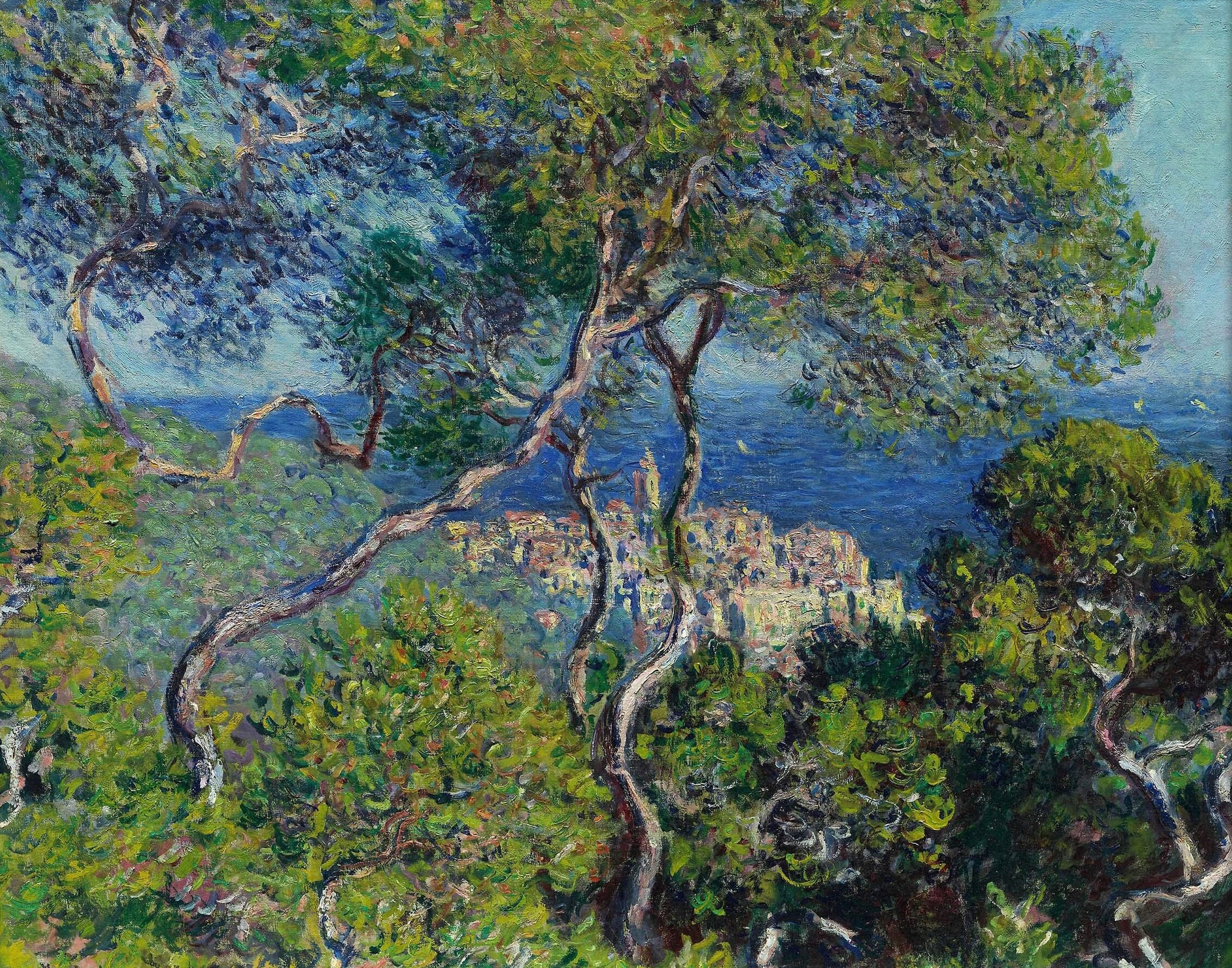 Reproduction de Bordighera de Claude Monet – Galerie Mont-Blanc