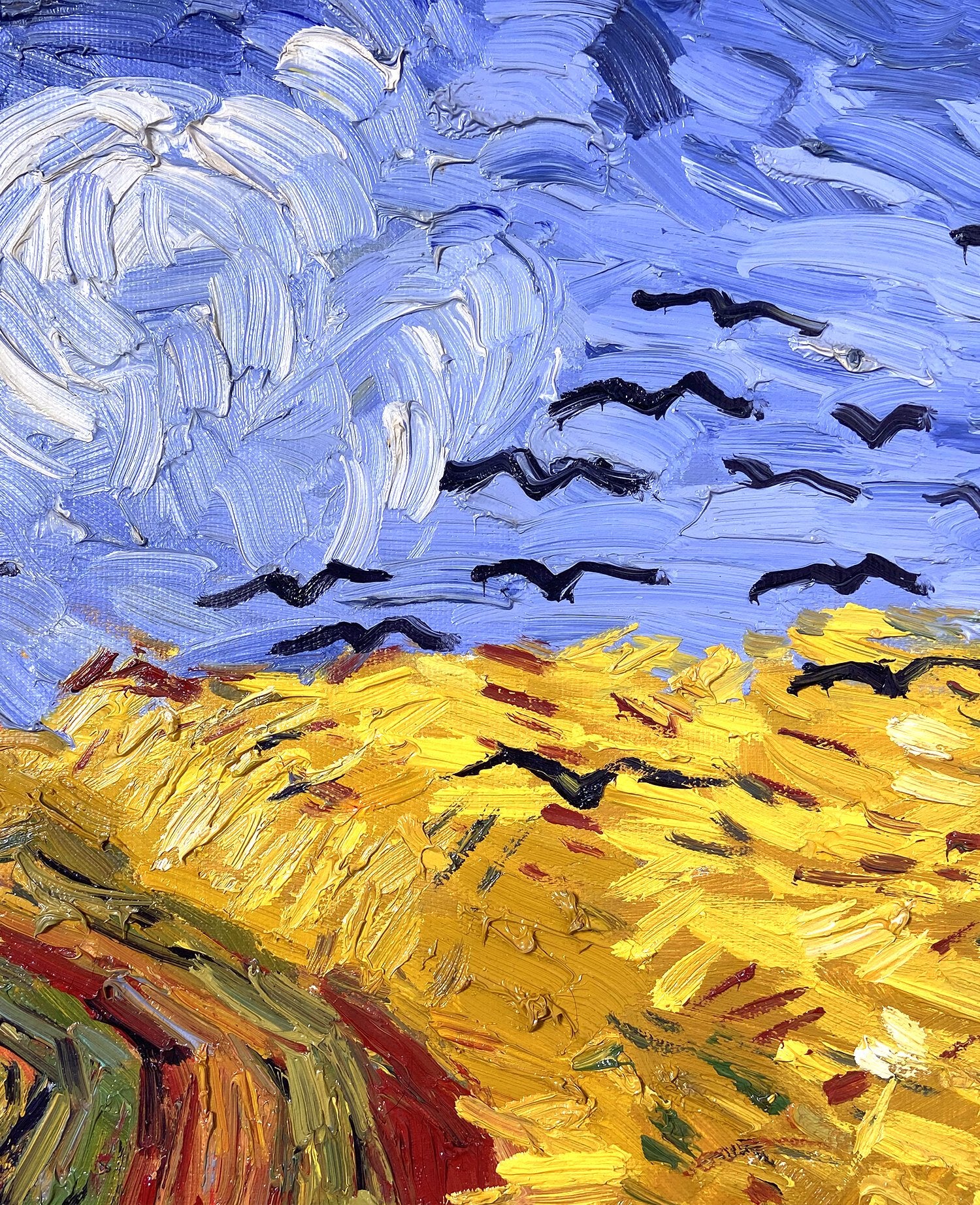 Vincent Van Gogh Wheatfield With Crows