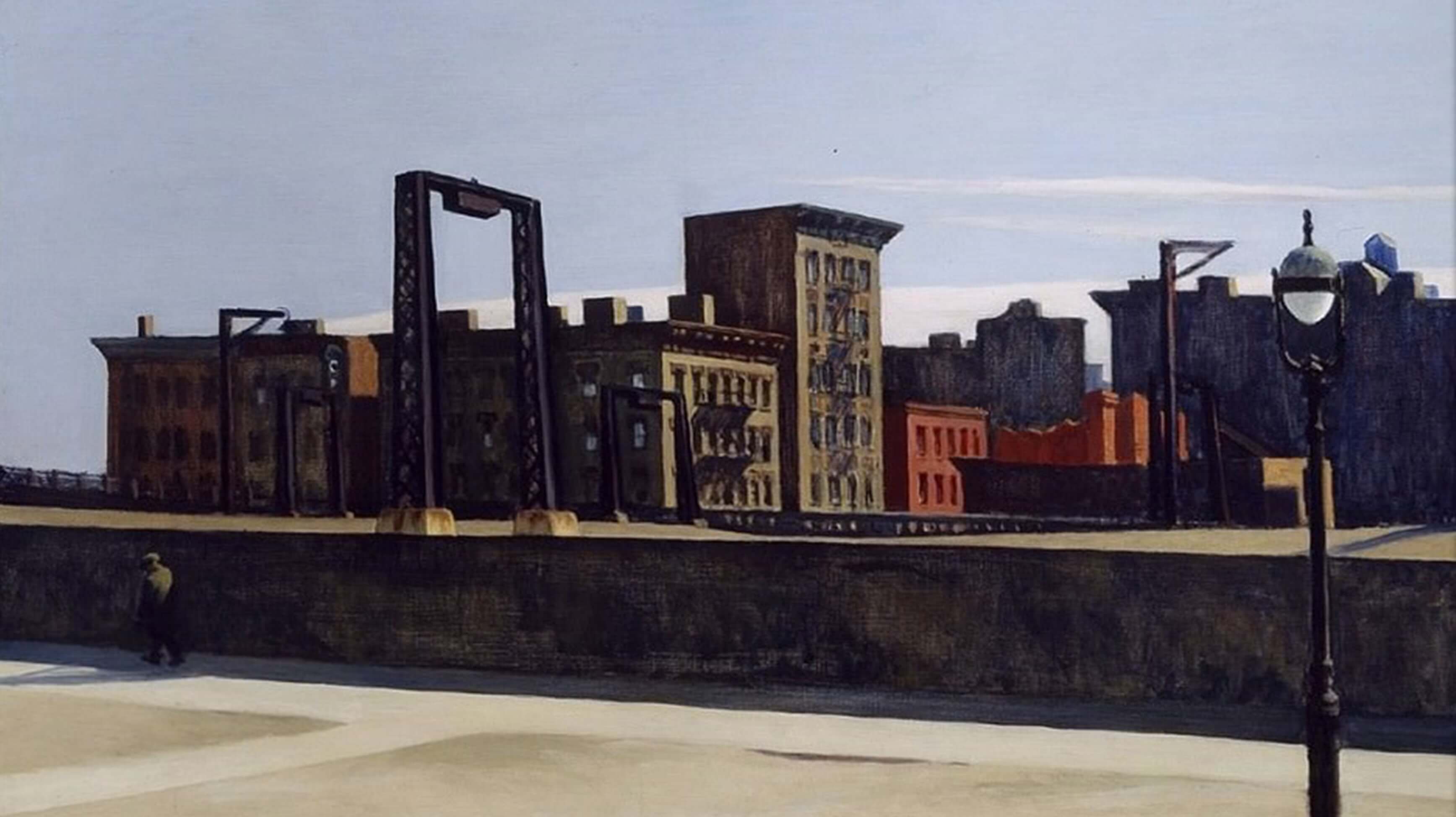 Reproduction de Manhattan Bridge Loop de Edward Hopper – Galerie Mont-Blanc